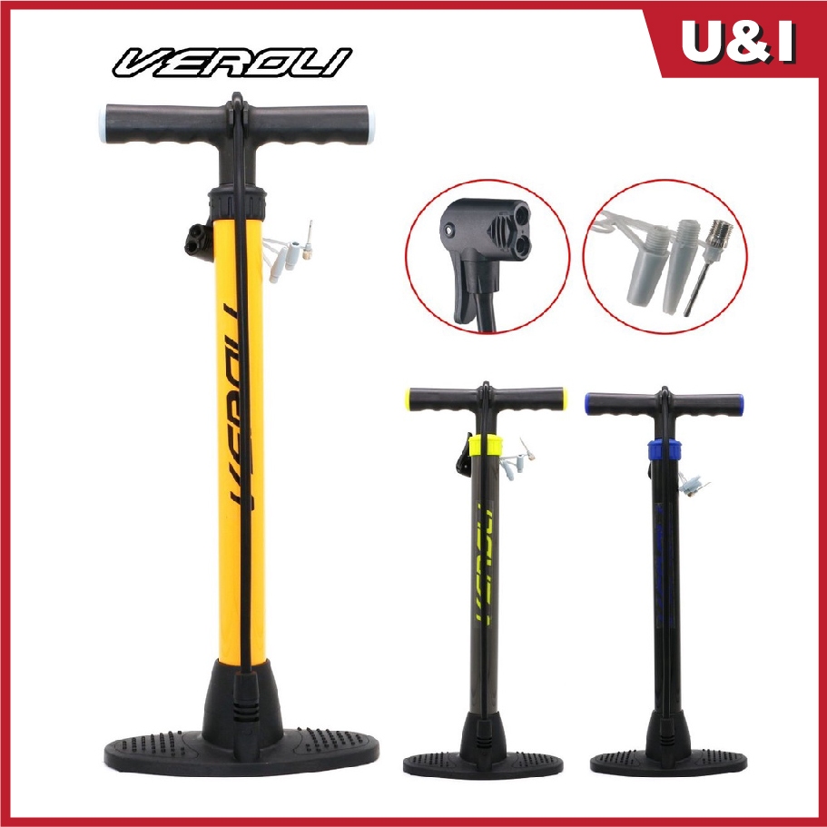 Multipurpose Pam Basikal Meter / Bicycle Pump with Meter Gauge / Pump ...
