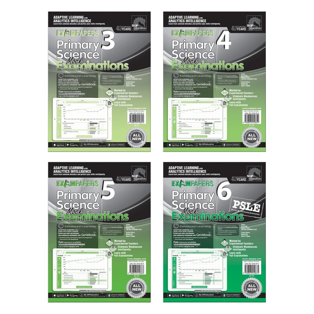 Primary Science Mock Examinations Book 3 - 6 | Revision | Primary ...