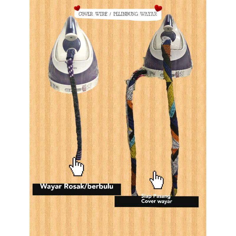 💥COVER WIRE IRON STEAMER/ PELINDUNG WAYAR IRON💥 | Shopee Malaysia