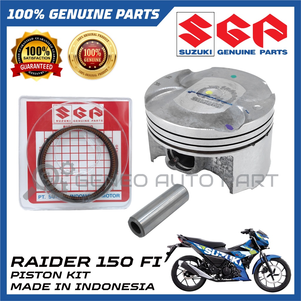 SUZUKI RAIDER 150 FI FUEL INJECTION PISTON PIN RING PISTON KIT 100% ...