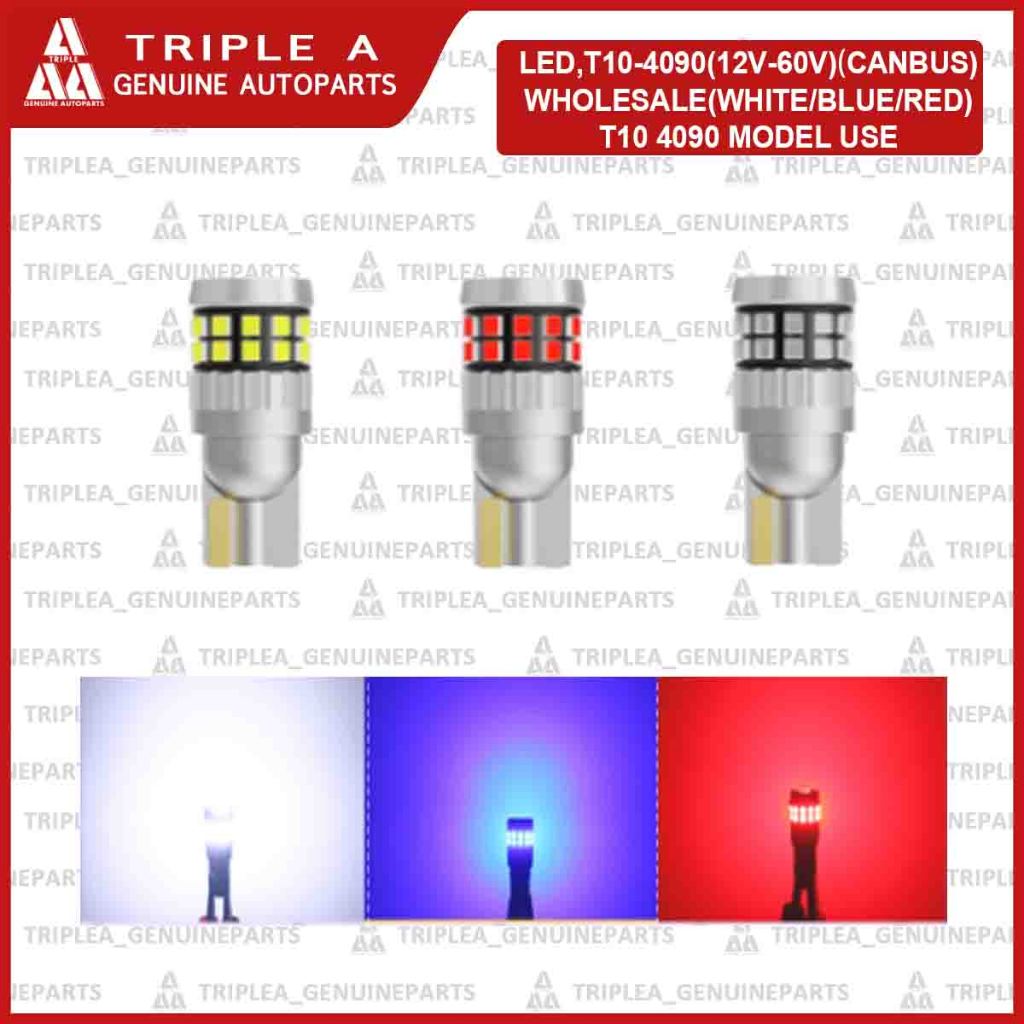 WARRANTY | T10 4090 CANBUS LED BULB CAR INTERIOR READING PARKING WIDTH ...
