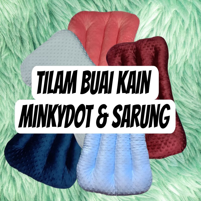 Tilam Buai Kain Minky Dot/ Lebih Lembut dan Gebu sesuai Untuk Baby ...