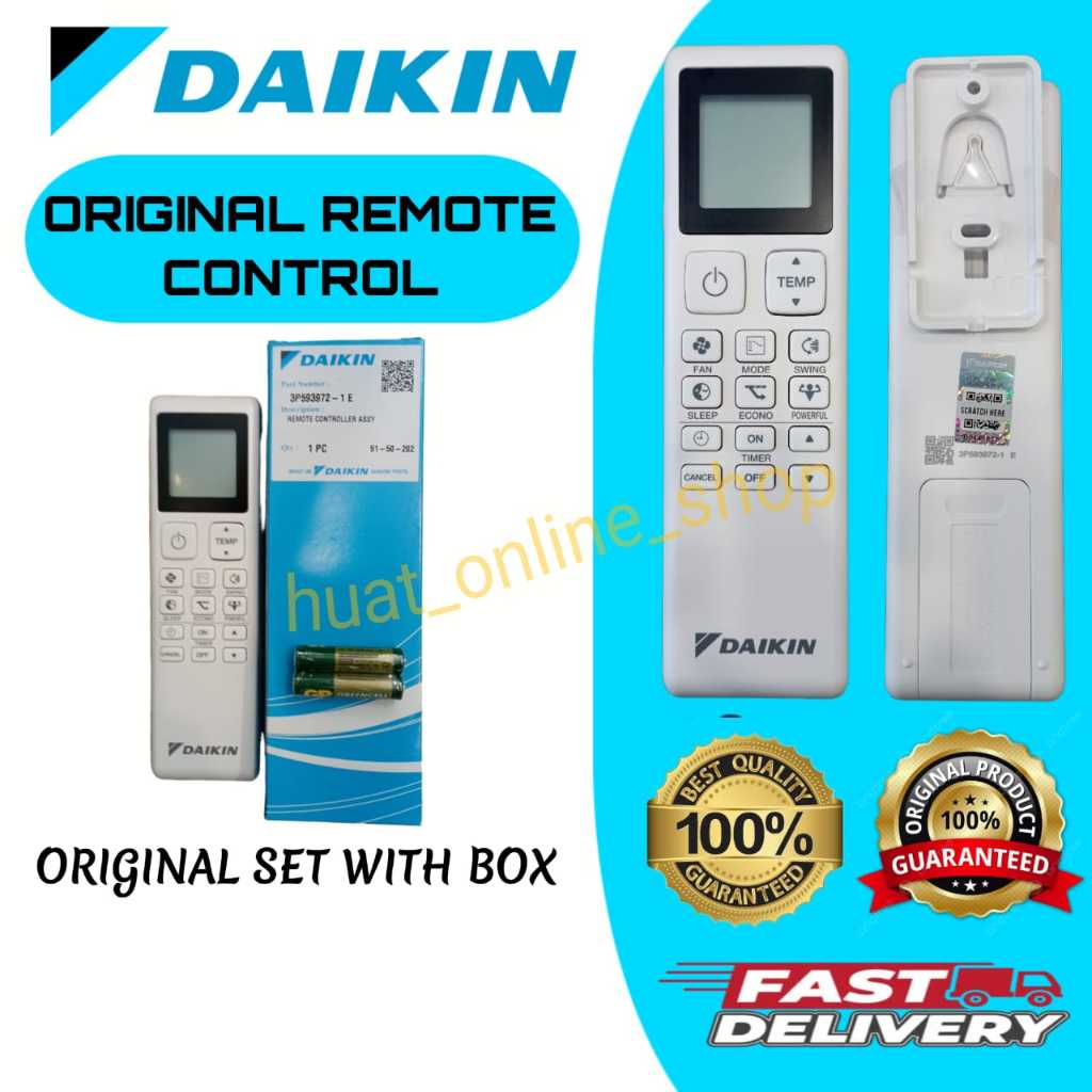 DAIKIN REMOTE FTKF INVERTER ORIGINAL FTKF25 FTKF35 | Shopee Malaysia