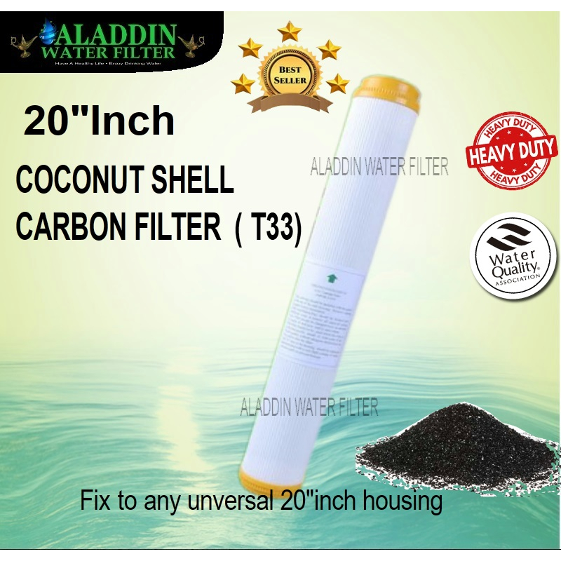 20" inch Water Filter Replacement Catridge COCONUT SHELL CARBON (T33) | Shopee Malaysia