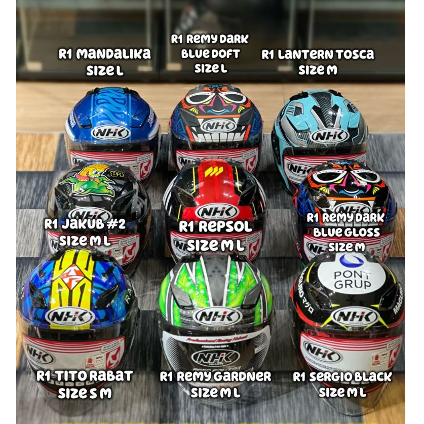HELMET NHK R1 SERIES | Shopee Malaysia