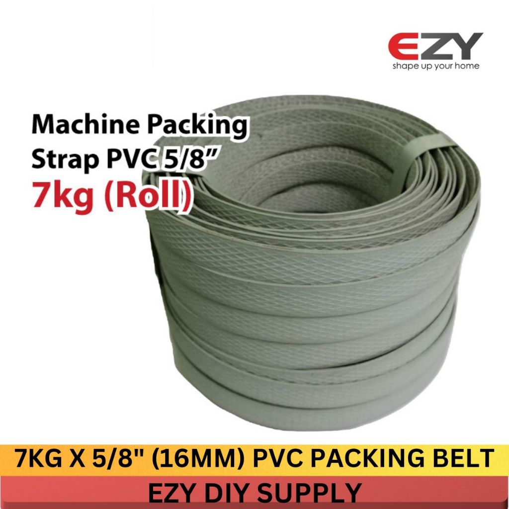 5/8" Packing Belt / PP Strapping Band / PVC PACKING BELT (7KG) | Shopee ...