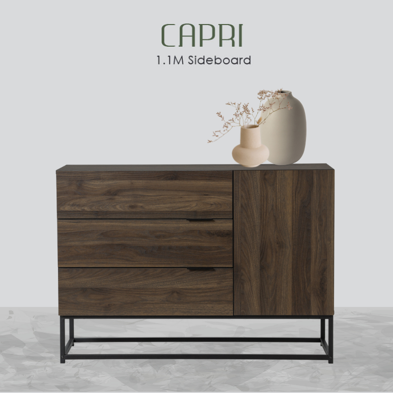 hinlim.com - CAPRI 1.1M Sideboard With Drawer / Kitchen Cabinet ...