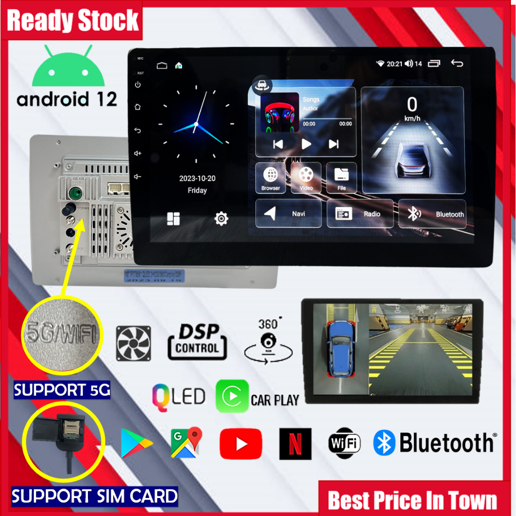 Car Android Player 9'' 10'' With 360 Camera 8 Core 2RAM+32GB DSP Car ...