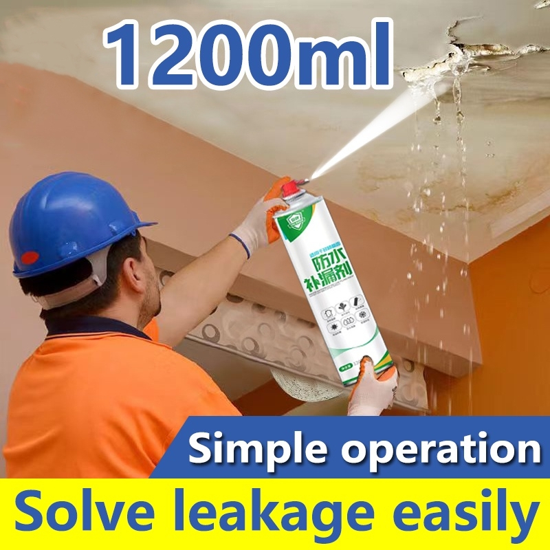 【READY STOCK】1200ml Waterproof Spray Waterproof Leak Seal Repair Spray ...