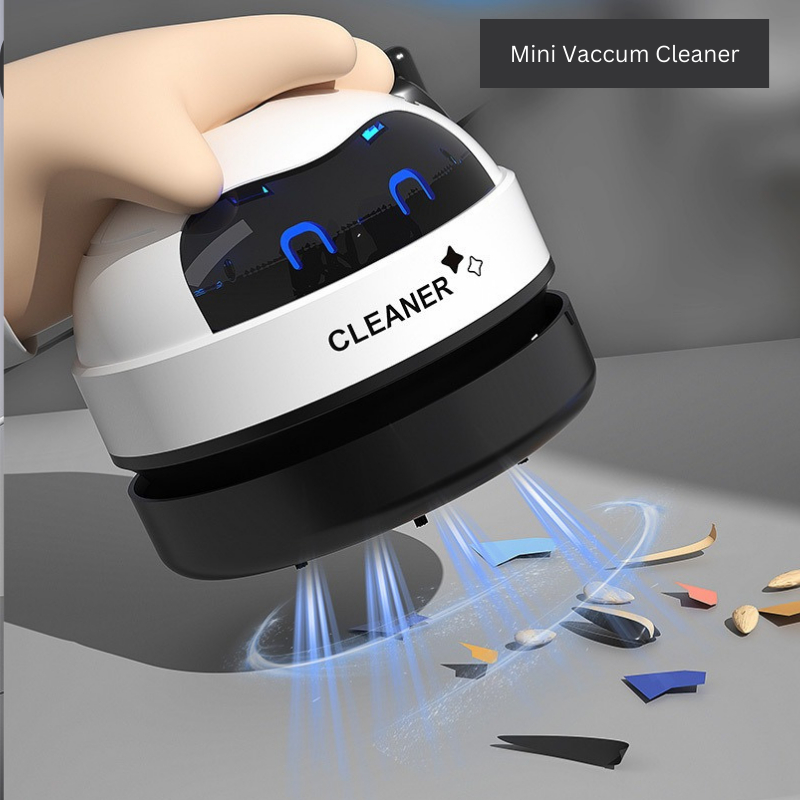 Mini Table Vacuum Cleane Portable Desktop Cleaner Dust Vacuum Sweeper ...