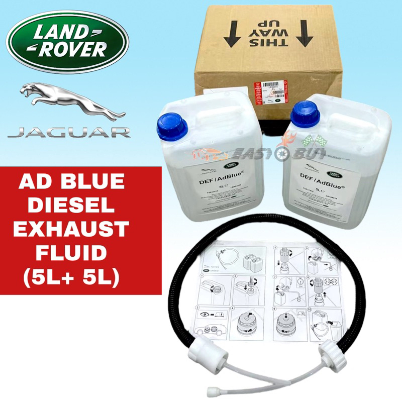 ( 100% ORIGINAL ) LAND ROVER JAGUAR AD BLUE ( 5L + 5L ) INJECTOR ...