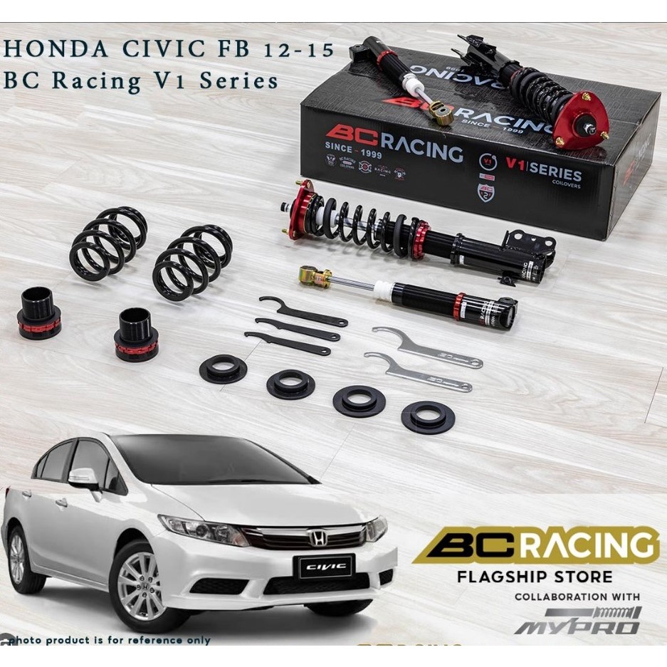 BC Racing V1 Series High Low Soft Hard Adjustable Absorber for Honda ...