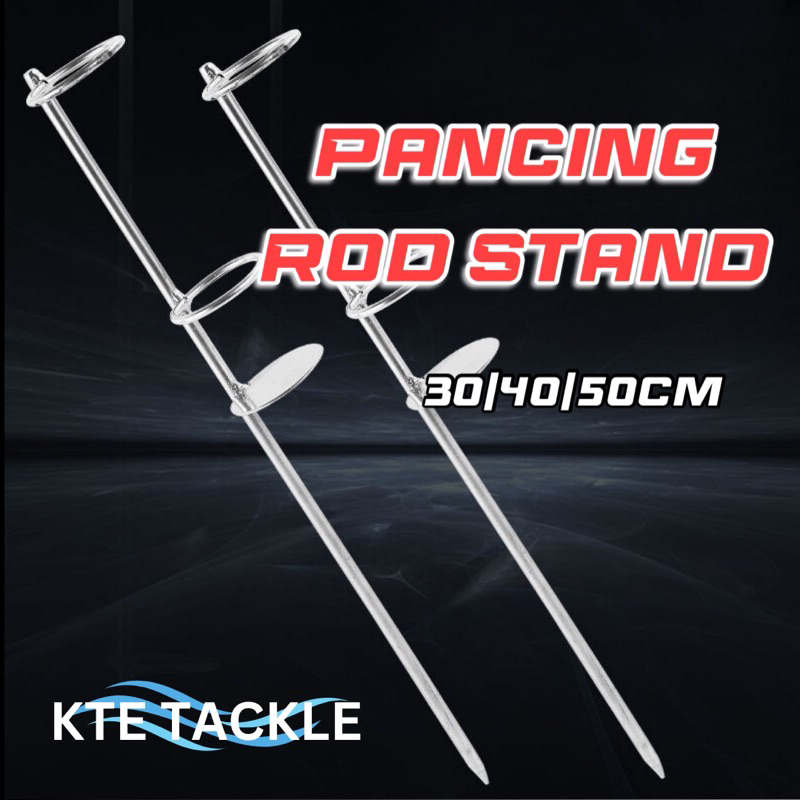 【KTE】 Portable Pancang Pancing Tegak Joran Stand Fishing Rod Holder ...