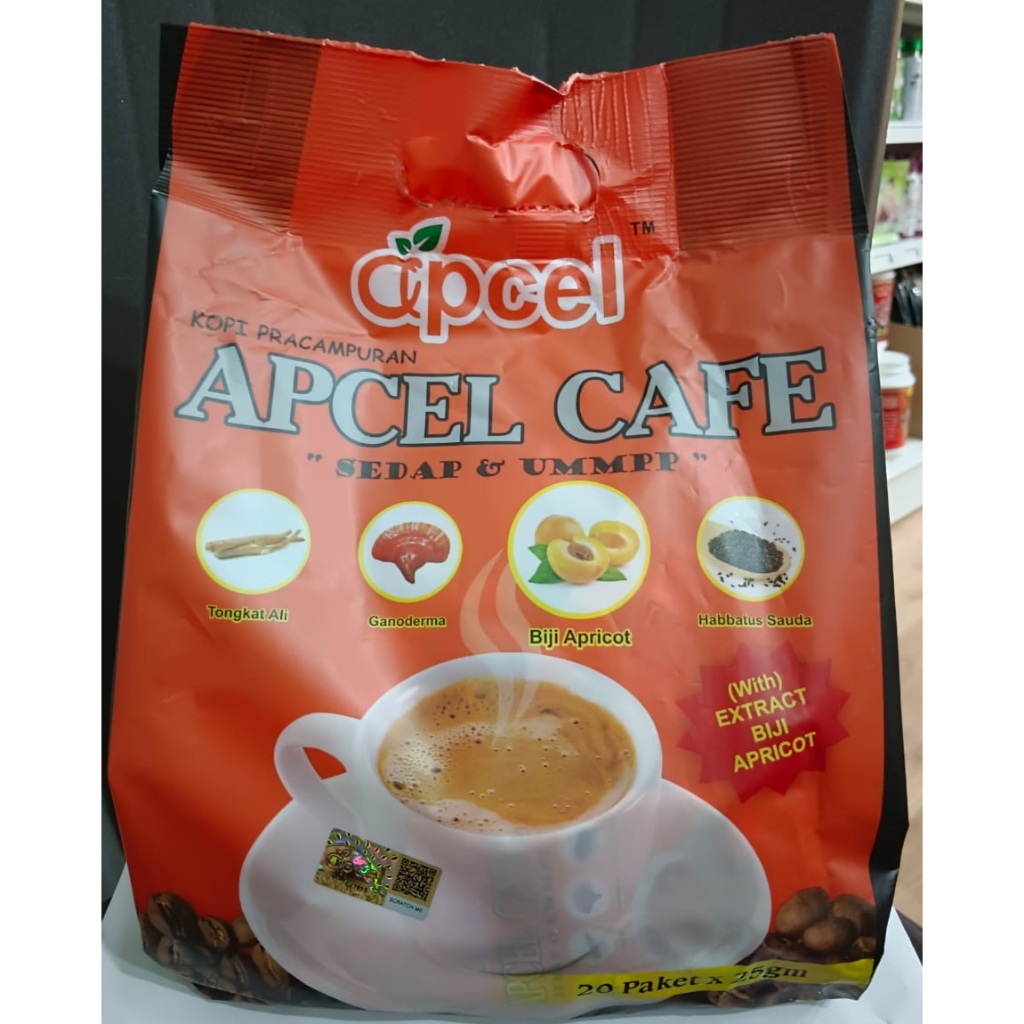 Kopi Pracampuran Apcel Cafe (Pouch) 20 Sachets x 25g | Shopee Malaysia