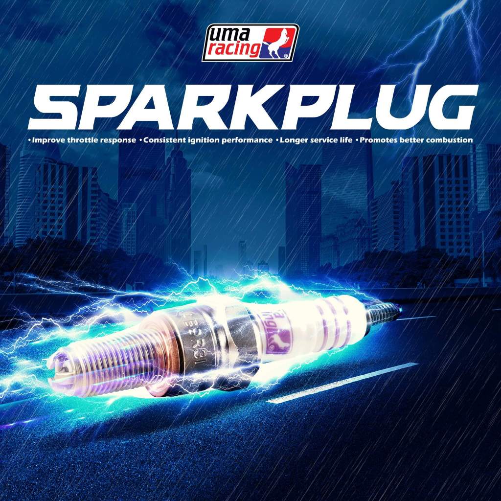 100% ORIGINAL UMA RACING IRIDIUM SPARK PLUG PALAM PENCUCUH (AB8R3I ...