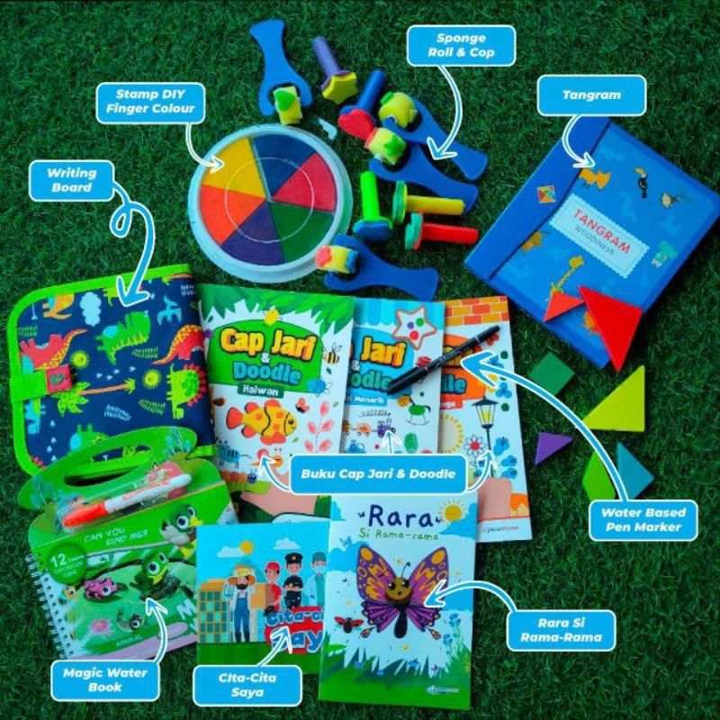 [READY STOCK] KIDDY BOX Promosi Seronoknya Cop Cop (Cap Jari & Doodle ...