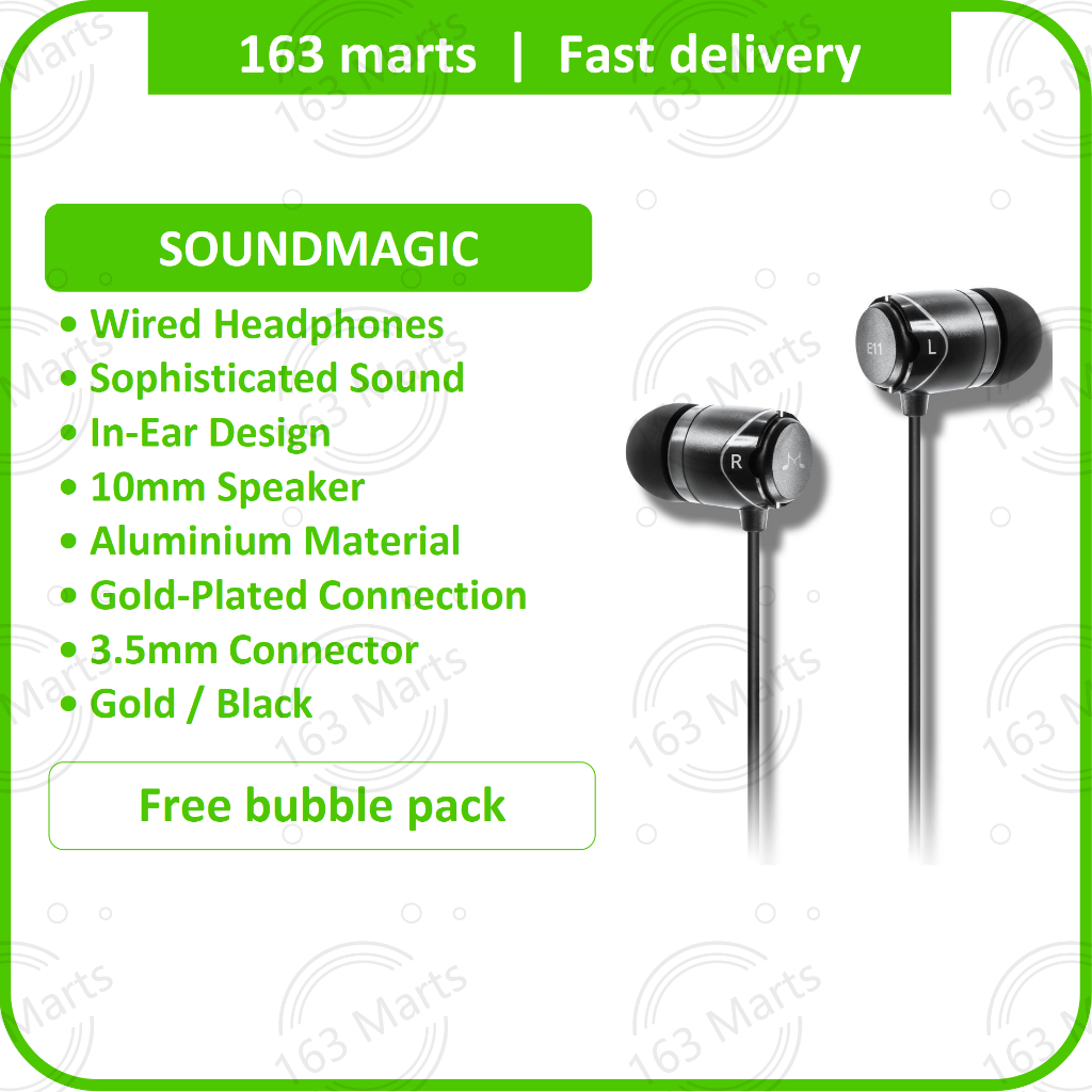 SoundMAGIC E11 HI-FI Sound In-Ear Isolating Earphones | Shopee Malaysia