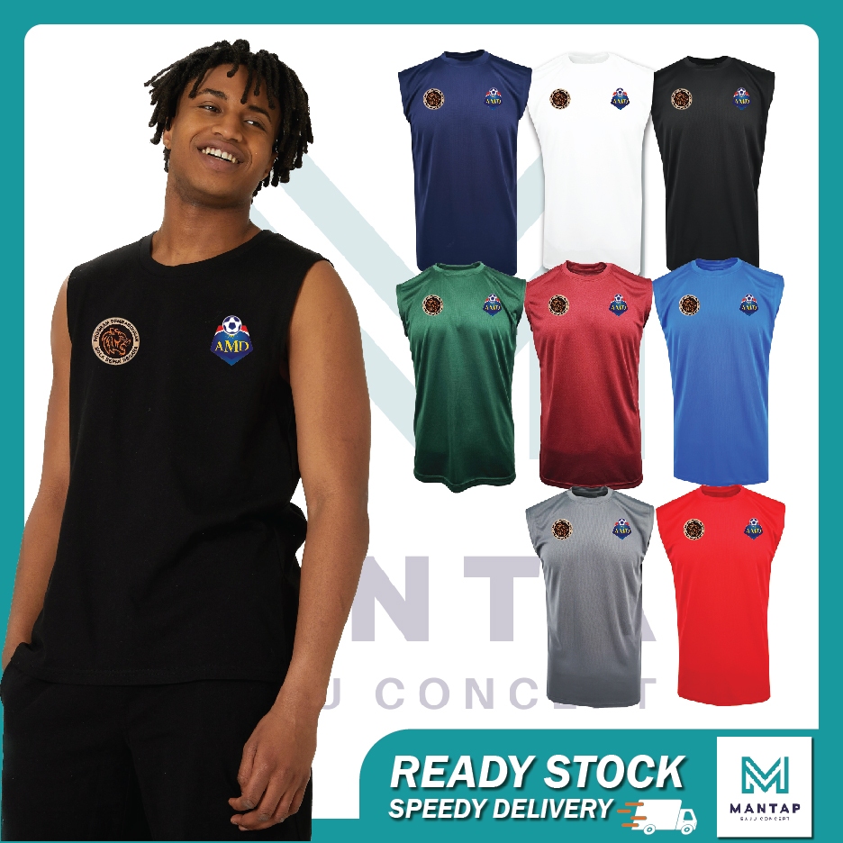 AMD SHORT SLEEVE JERSEY Baju Akademi Bola Sepak Negara Mokhtar Dahari ...