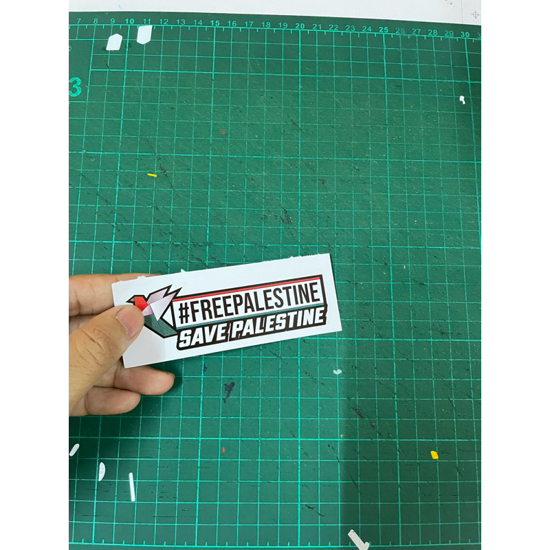 Sticker Free palestine tampal luar (Setiap pembelian akan didermakan ...