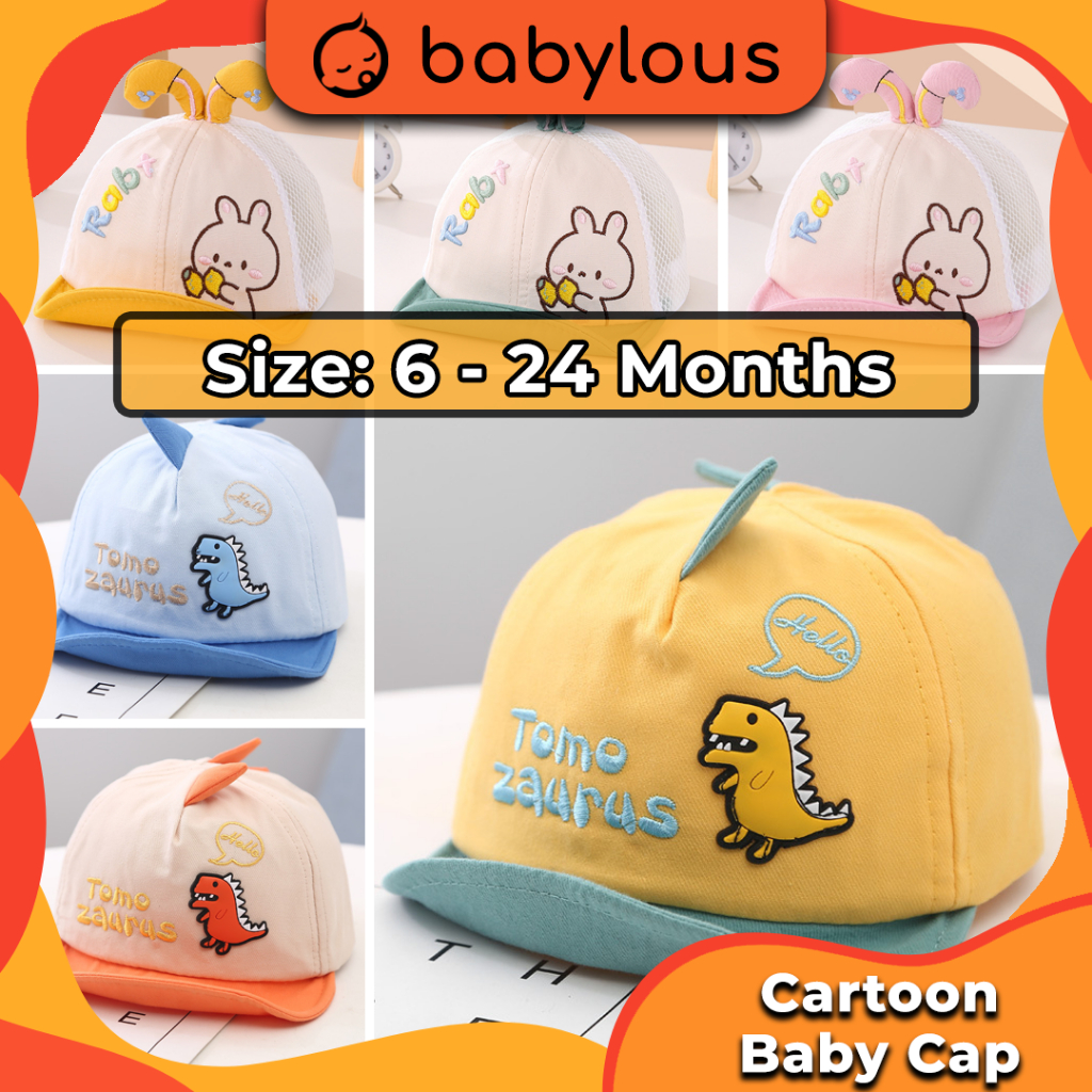 Baby Cap Topi Bayi Cartoon Snapback Cap Baby Boy Fashion Cotton Hat Cap ...