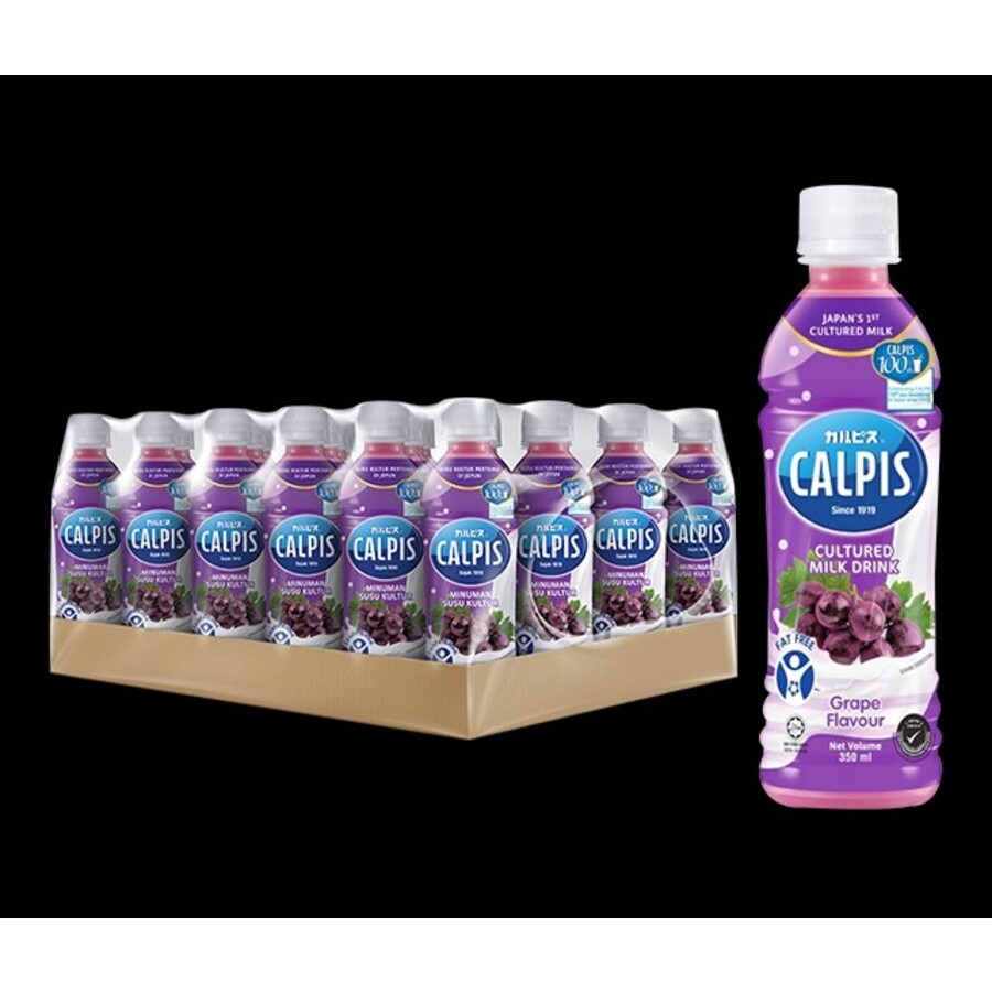 Calpis Cultured Milk Grape/Mango/Original/Strawberry (350ml x 24 Bottles/Carton) | Shopee Malaysia