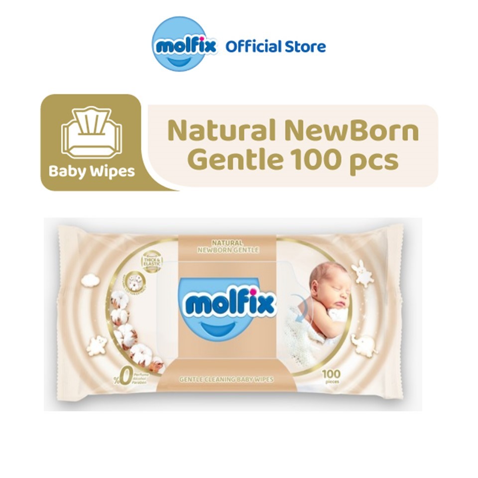 Molfix Newborn Gentle Wet Wipes (100 Sheets) | Shopee Malaysia