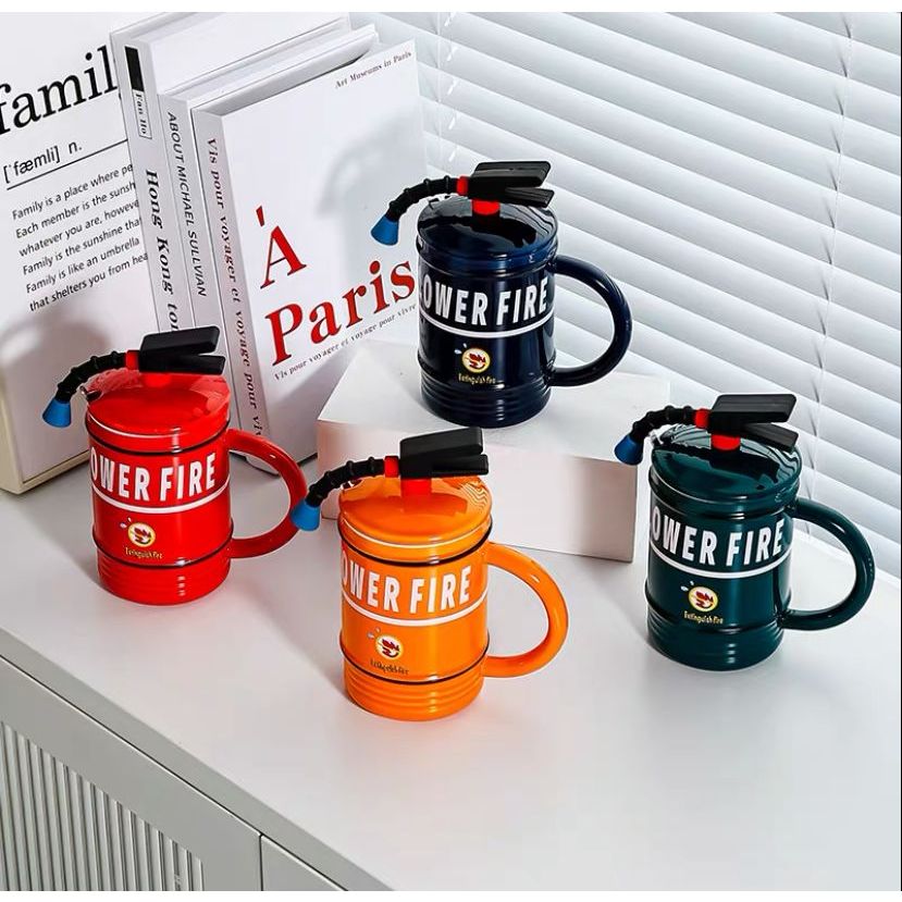 Creative Ceramic Mug Cup (with straw) in Various Designed | Shopee Malaysia