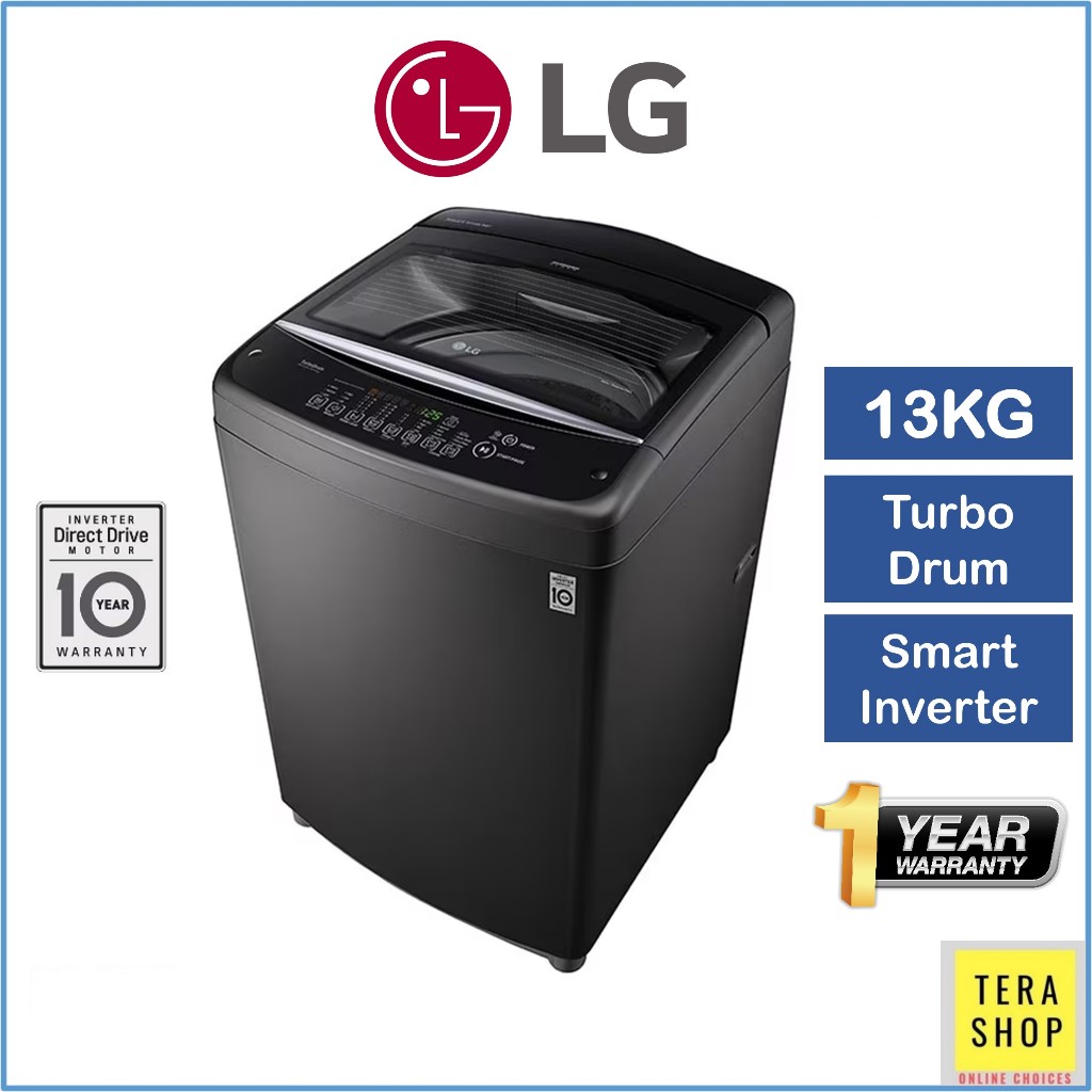 LG T2313VSPM / T2313VSABE 13KG Top Load Washing Machine with Smart ...