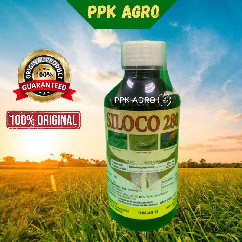 1L SILOCO 280 (Sama Dengan Sygenta Karate/Alert/Lambada) RACUN SERANGGA ULAT/INSECTICIDE ...