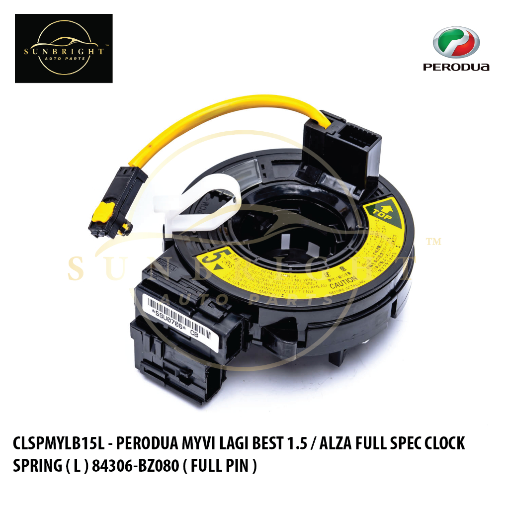 PERODUA MYVI LAGI BEST 1.5 / ALZA FULL SPEC CLOCK SPRING ( L ) 84306 ...