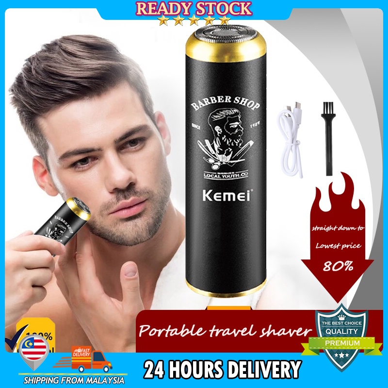 Mini Men Electric Shaver Wet and Dry Use USB Rechargeable Portable ...