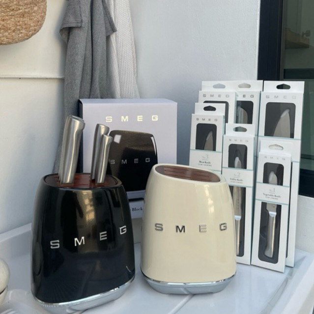 [READYSTOCK]smeg German set knife block stainless steel for kitchen ...