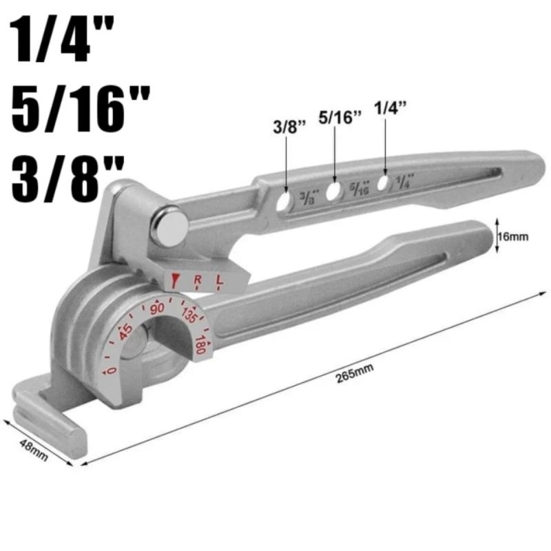 3 In 1 Pipe Bending Tube Bender Hand Tool Combination Aircond Copper ...