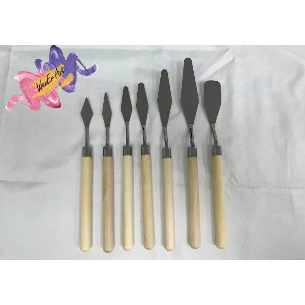 'Ready Stock' 9 Sizes Acrylic Scraper / Palette Knife / Scraper Palette ...