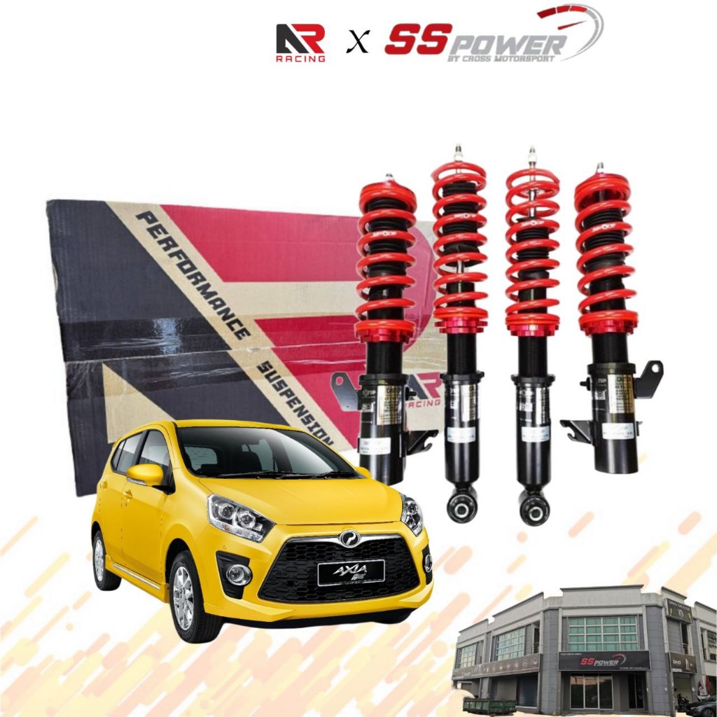 AR RACING ADJUSTABLE HI/LOW BODYSHIFT PERODUA AXIA (FULLSET) | Shopee ...
