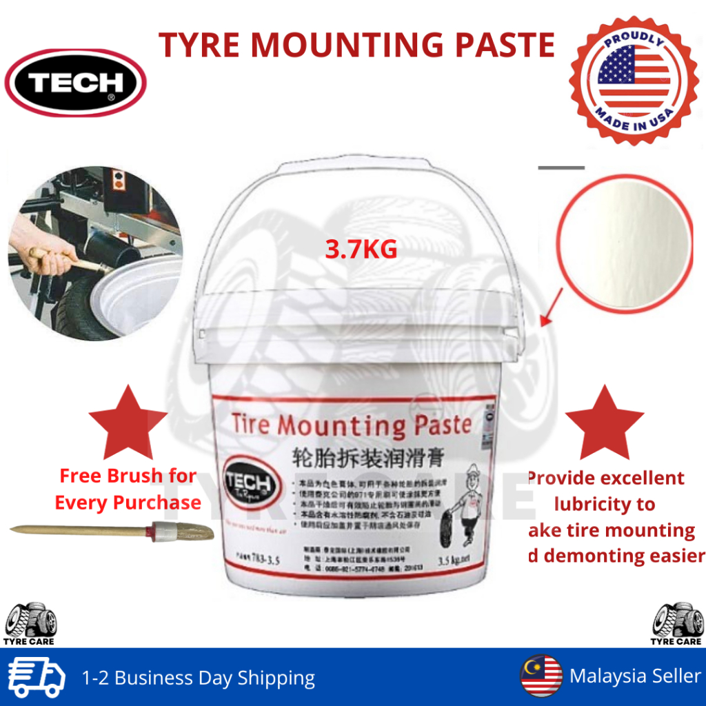 TECH TYRE MOUNTING PASTE (3.7KG @ 1KG) : TIRE COMPOUND | Shopee Malaysia