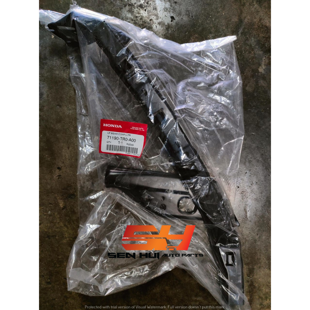 Honda Civic BRACKET Front Bumper Left LH side long upper 71190-TR0-A00 ...