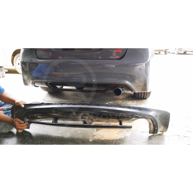 CIVIC FD TYPE R MG REAR DIFFUSER (FRP) | Shopee Malaysia