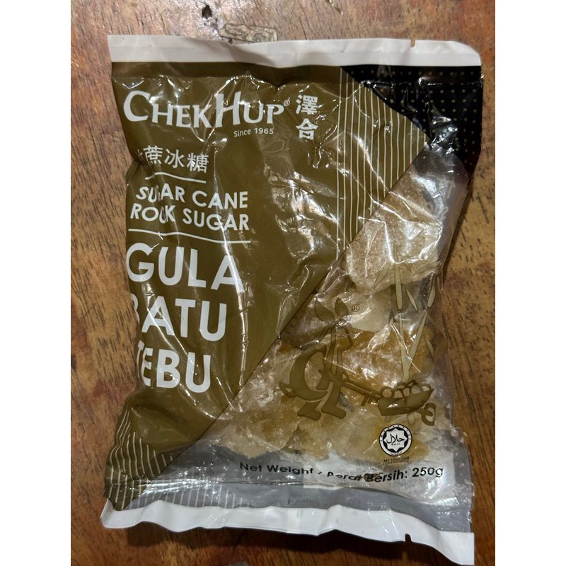 Chek Hup Sugar Cane Rock Sugar 250g 泽合竹蔗冰糖 | Shopee Malaysia