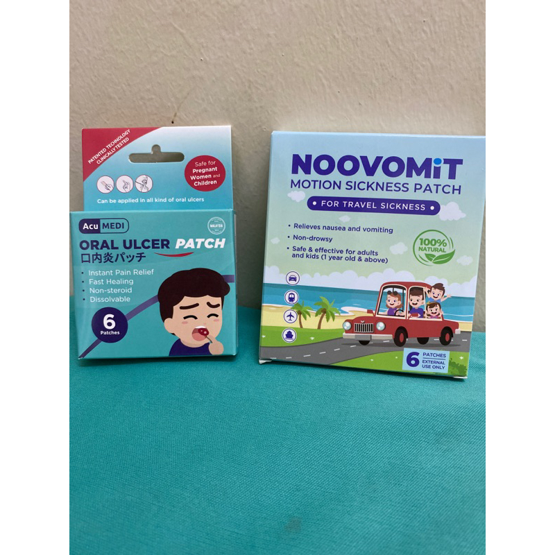 (Mal Registered) Oral Ulcer Patch 6patches exp8/2026 / Motion Sickness ...