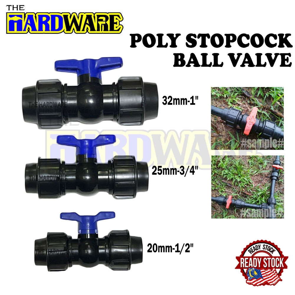 Poly Ball Valve Heavy Duty Poly Stopcock Stop Tap Ball Valve ...