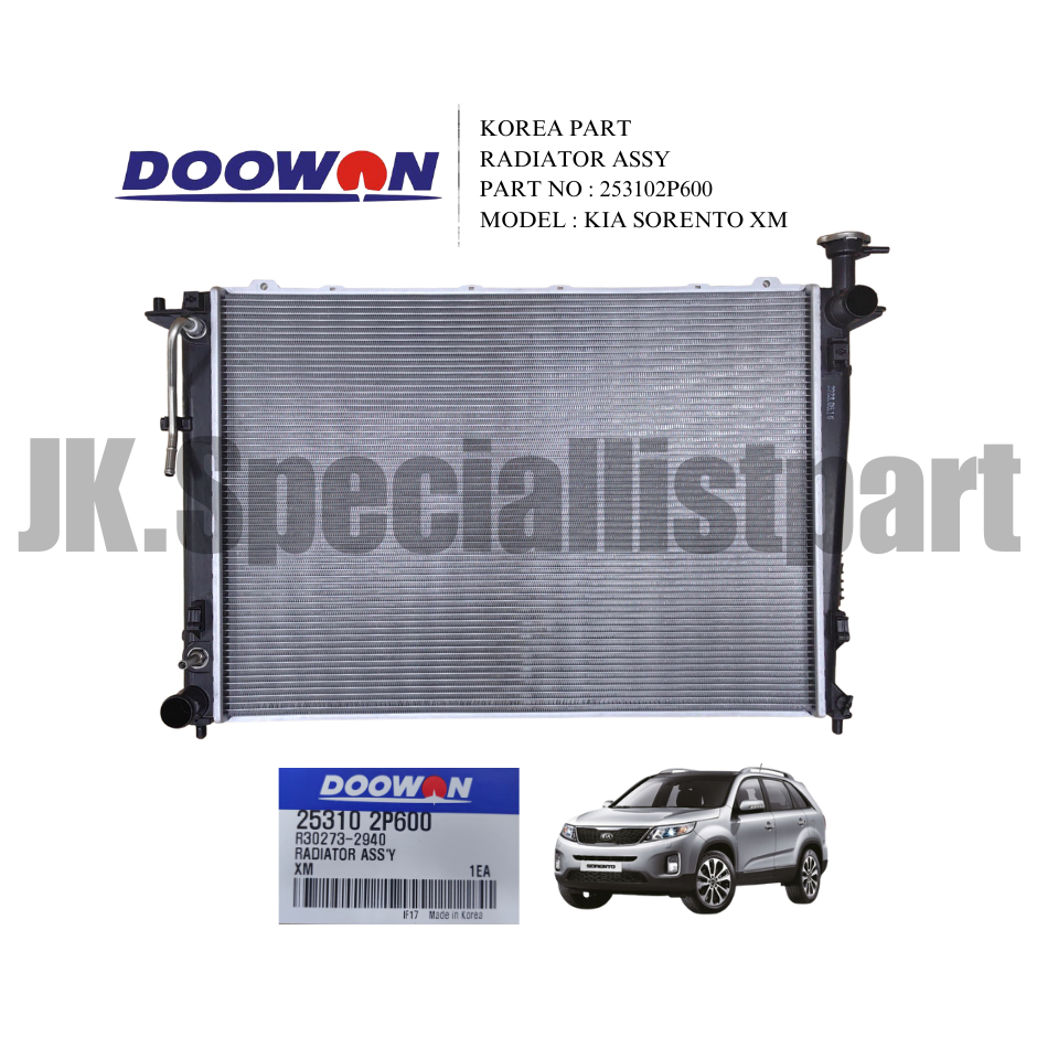 RADIATOR ASSY _ KOREA PART [DOOWON] [ 25310-2P600 ] KIA SORENTO XM ...