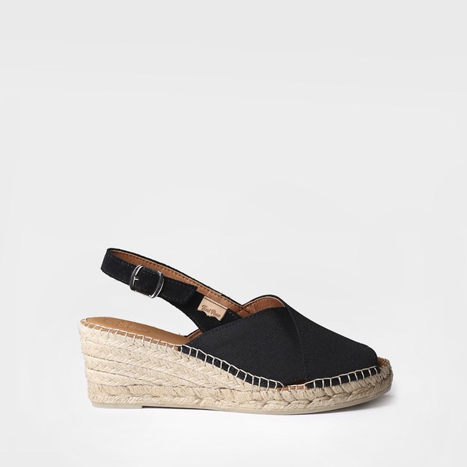 URBAN LABEL | TONI PONS TEIA SANDAL TEXTILE BLACK | Shopee Malaysia