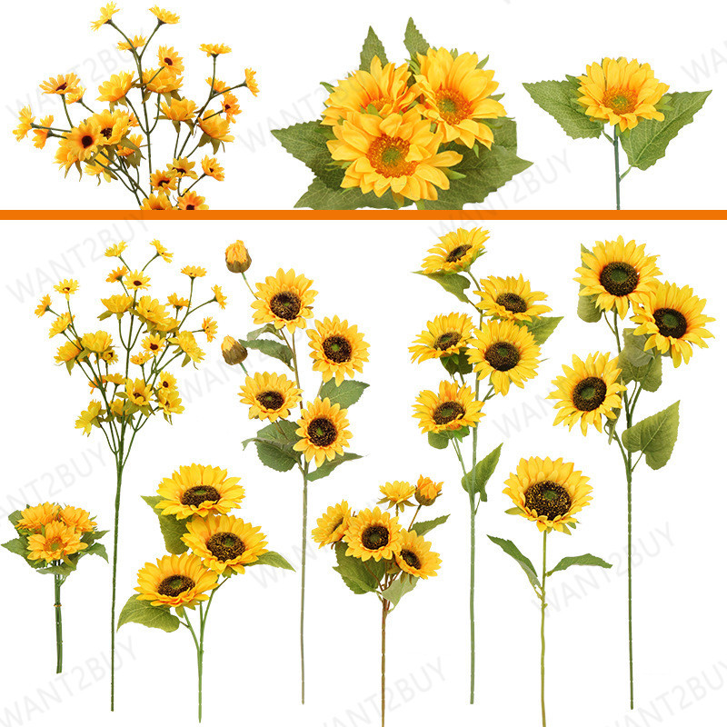 8 Design Artificial Sunflower Boukuet Bunga Matahari Hiasan Rumah ...