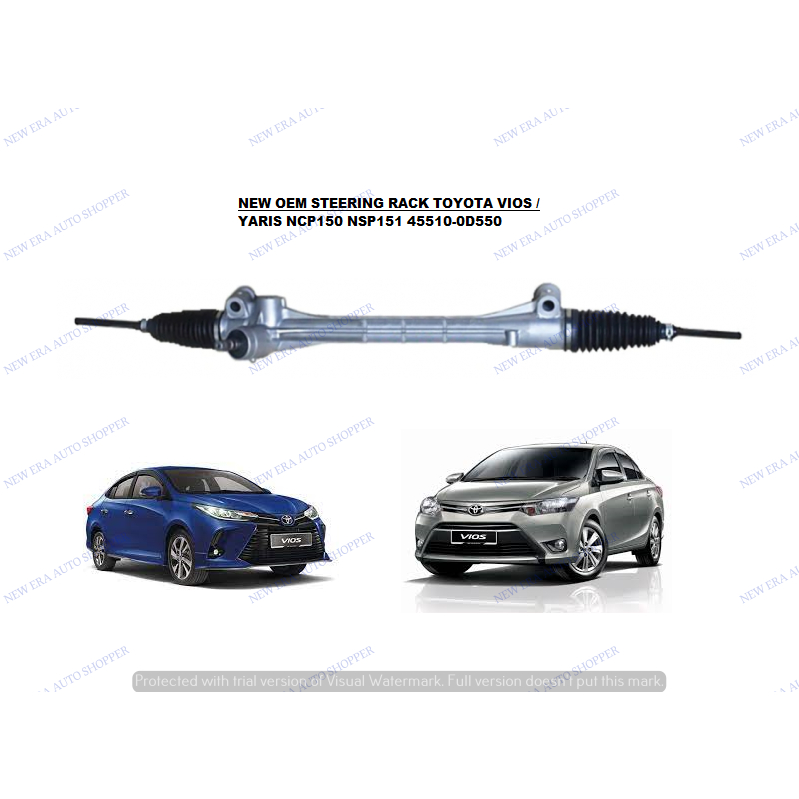 New Oem Power Steering Rack For Toyota Vios NCP150 NSP151 Power ...