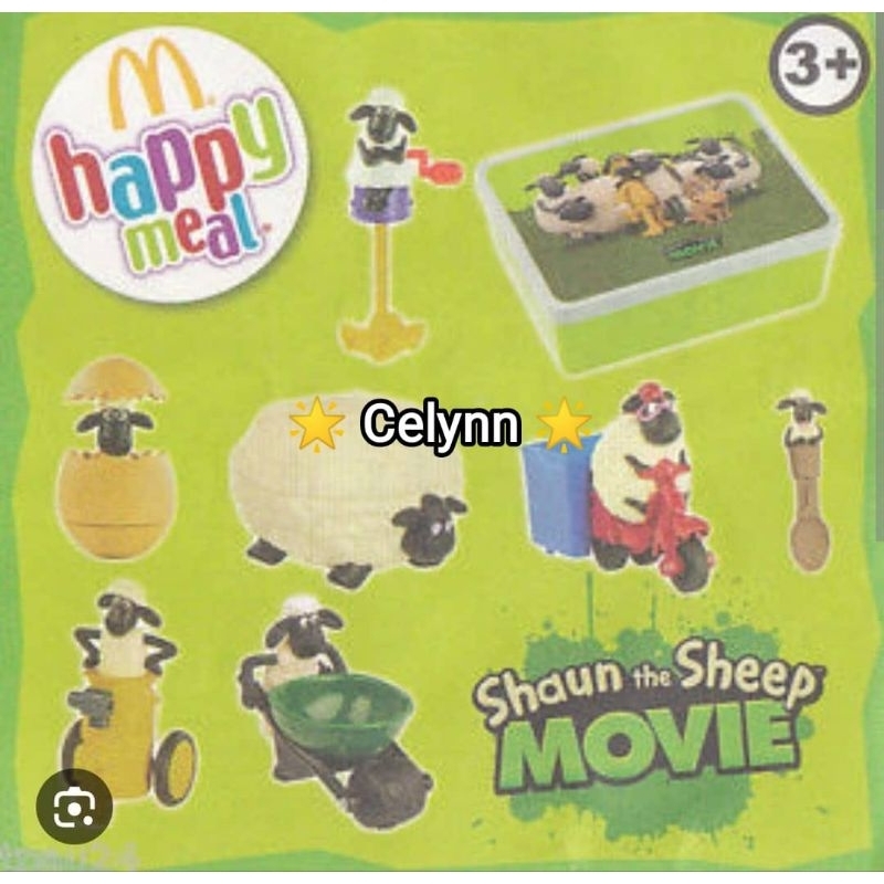 Mcdonalds Mcdonald's Mcd Happy Meal Vintage Toy Shaun The Sheep 2015 ...