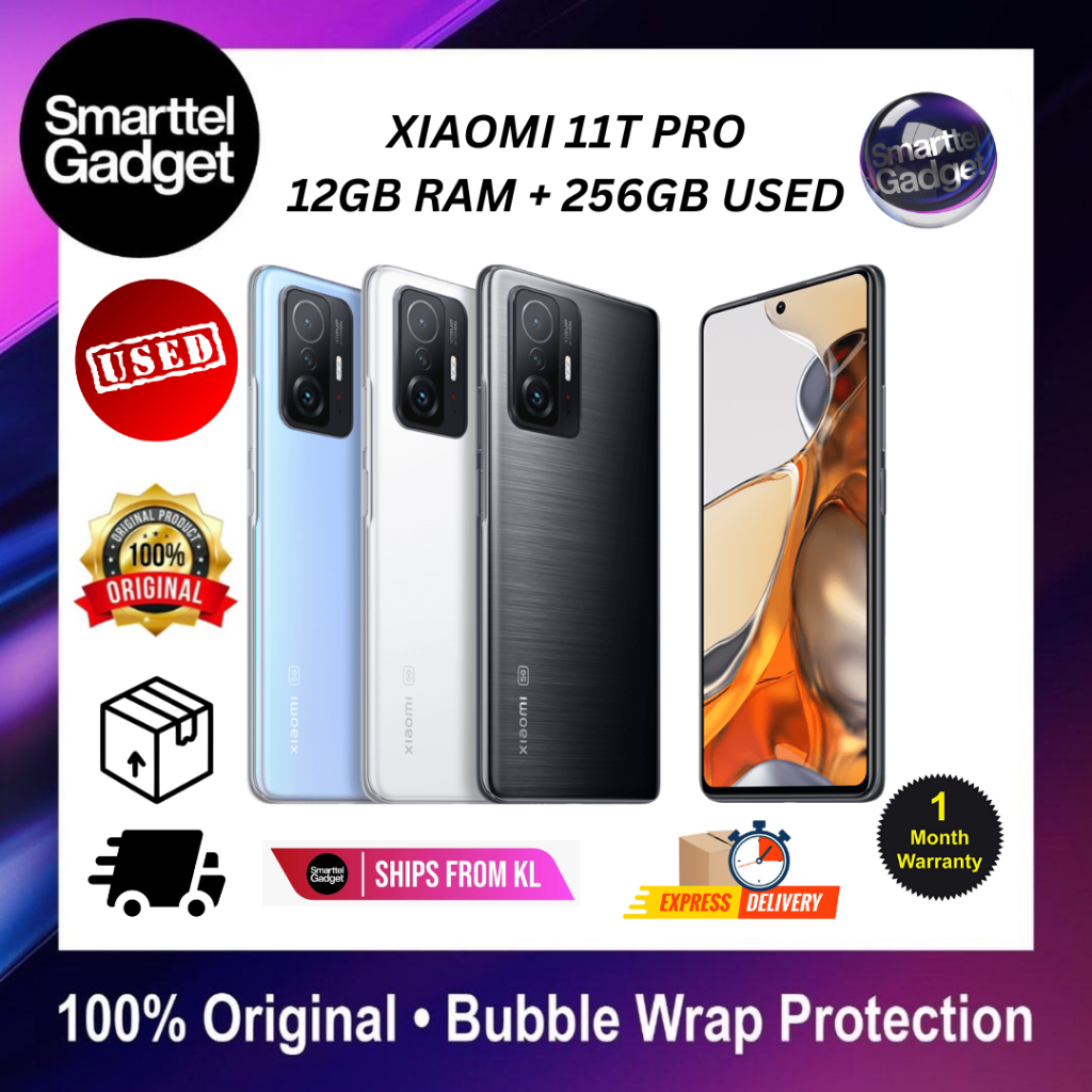 Original Xiaomi 11t Pro 12GB RAM + 256GB / SNAPDRAGON 888 / USED UNIT 1 ...