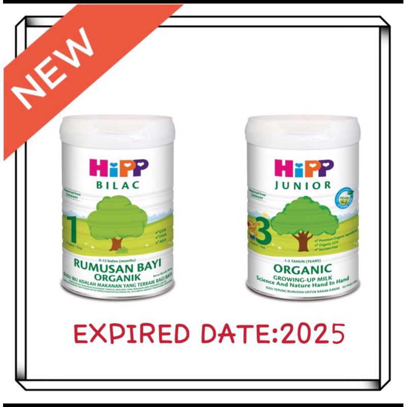 HiPP BILAC RUMUSAN BAYI ORGANIK Step 1 Step 3 900g | Shopee Malaysia