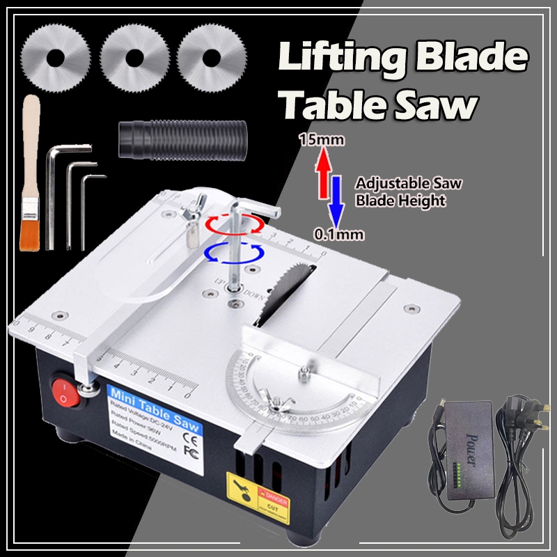Table Saw Electric Small Bench Saws Desktop Saw Household DIY PCB Model ...