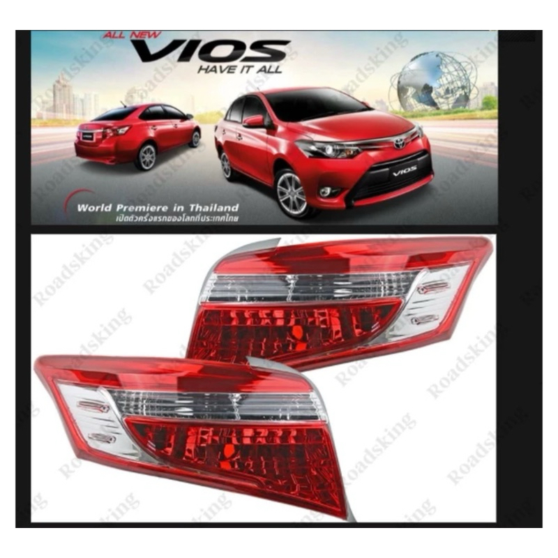 Toyota Vios NCP150 NSP151 2014-2018 Rear Tail Light Tail Lamp Lampu ...